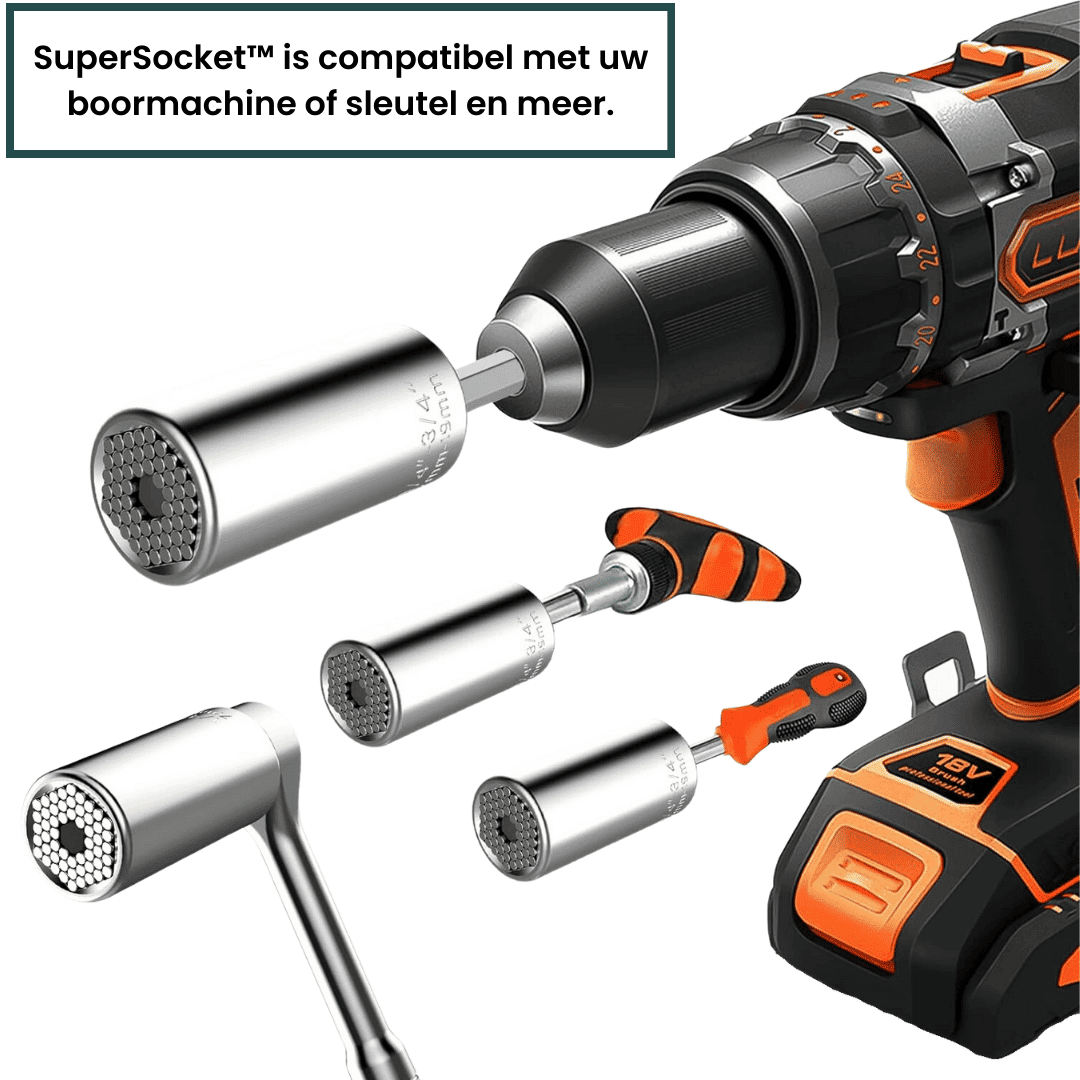 SuperSocket - Löst jede Schraube oder Mutter - Rabattmax.com