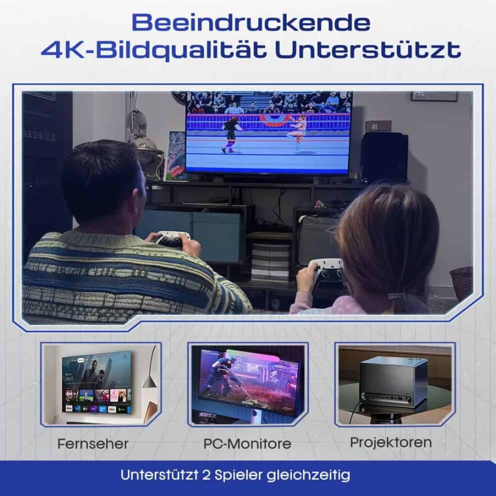 Quantum Play – 4K Retro-Stick - 30.000+ Spiele - Rabattmax.com